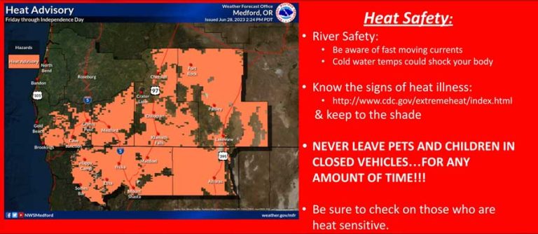 Heat advisory in effect through late Wednesday - Ashland News ...