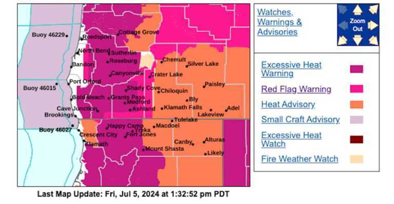 Red flag warnings issued for much of Southern Oregon - Ashland News ...