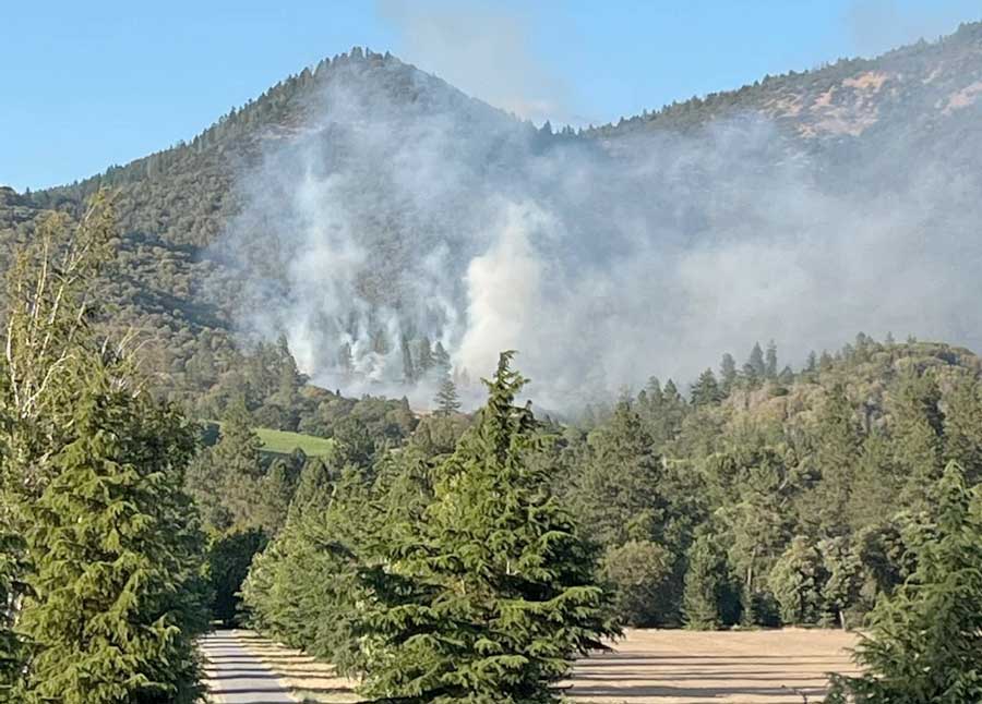 Firefighters knock down second fire in Applegate - Ashland News ...