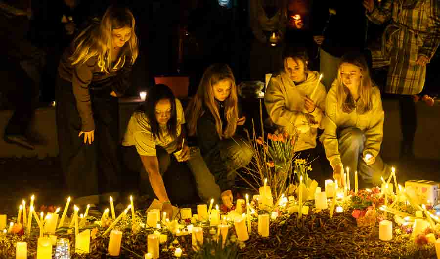 ‘We carry this together’: Heavy hearts gather around Ashland High Quad ...